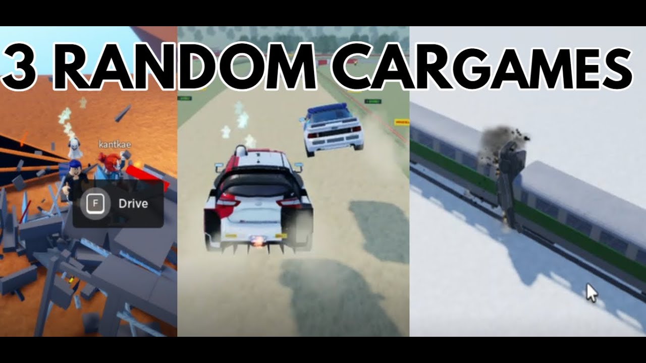 3 RANDOM CAR GAMES!!! (New Series) - YouTube