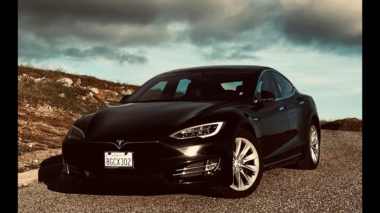 Tesla Model S Black Wallpaper