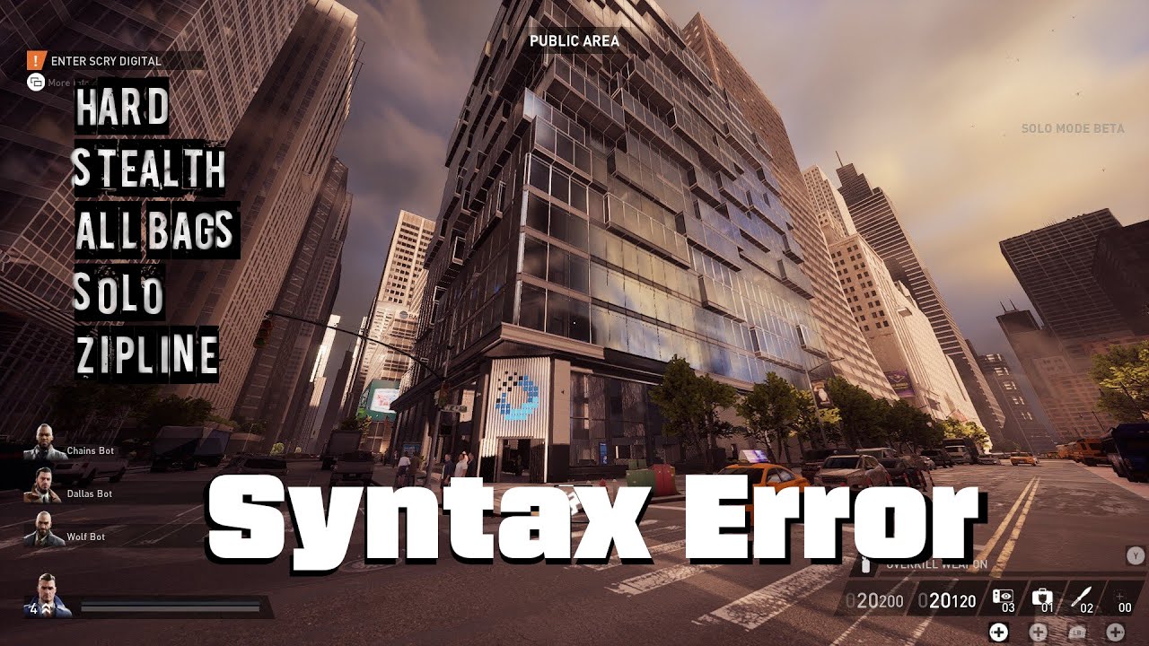 PAYDAY3 | Syntax Error | 2024 12 10 00 59 14 - YouTube