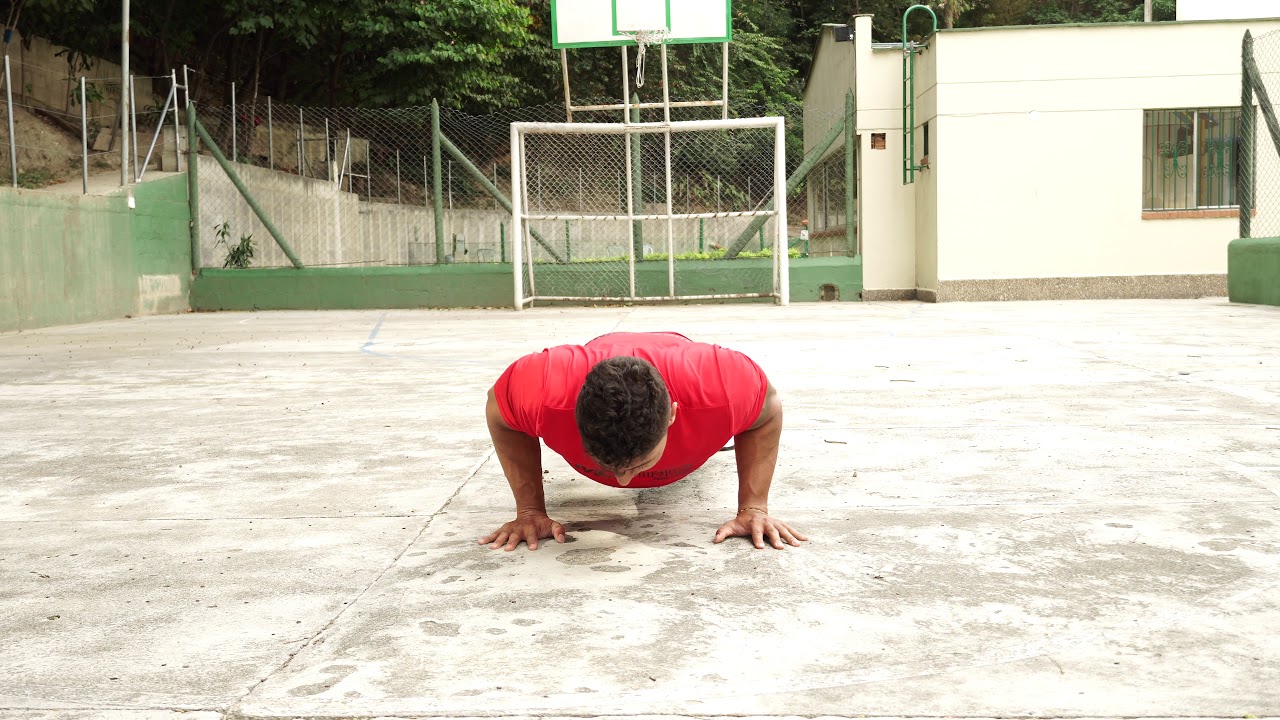 Explosive negative push ups - YouTube