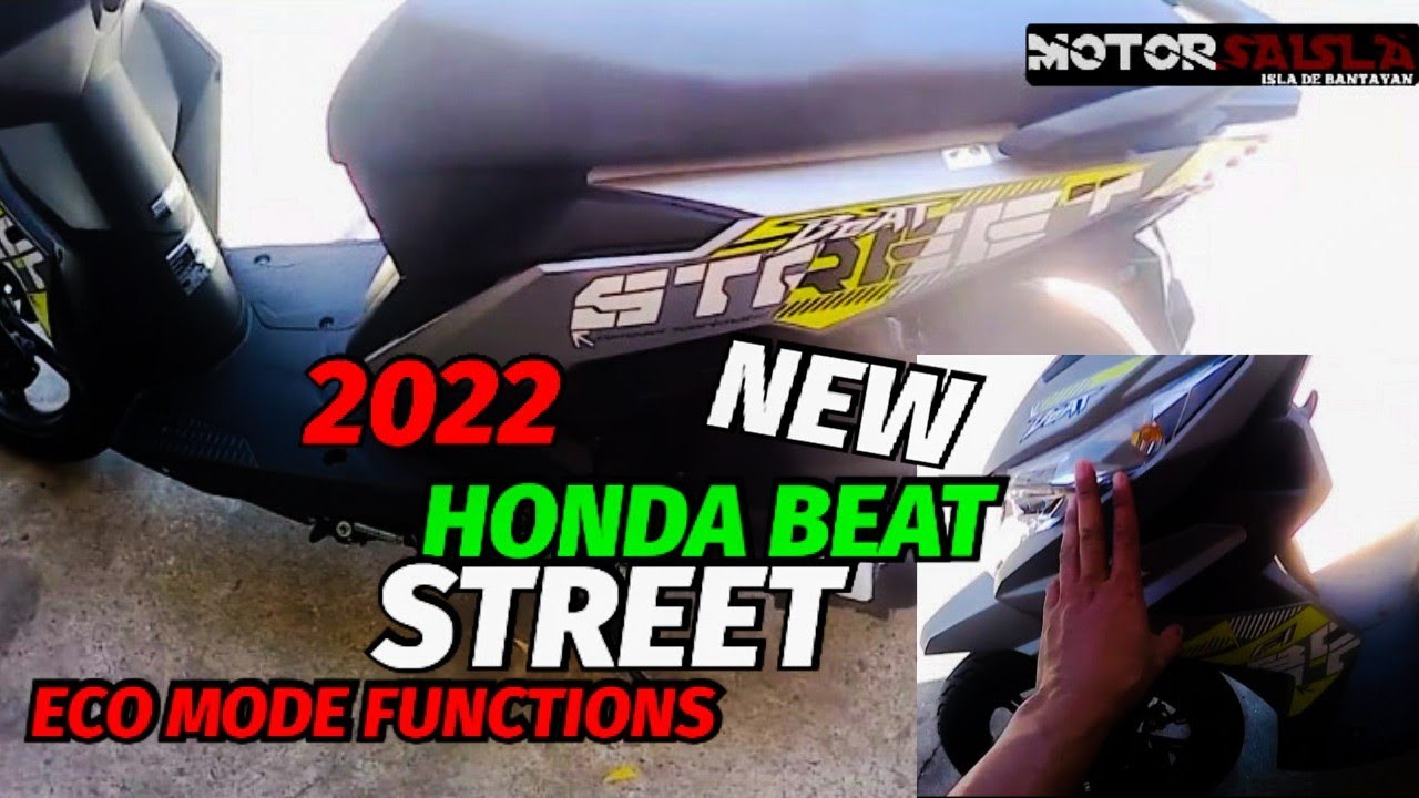 NEW HONDA BEAT STREET 2022 NEW COLOR AND DECALS | HOW TO FUNCTION ECO ...