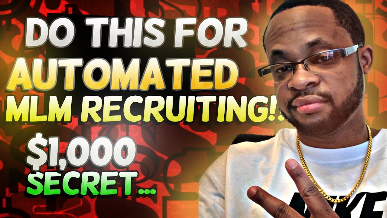 How To Automate My MLM Recruiting - Get Faster Results - YouTube