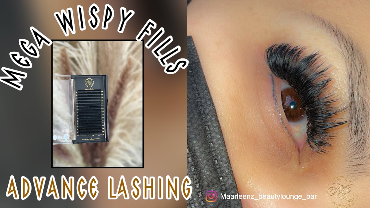 MEGA WISPY FILLS: Advance Lashing/ New Lash Trays - YouTube