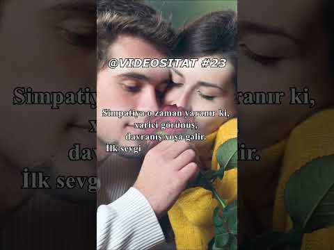 VİDEO SİTAT #23 Sevgi haqqında statuslar, sitatlar | KİŞİ VƏ QADIN @VIDEOSITAT