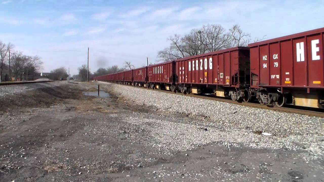 2 KCS SD50s Leads NS 69J! Bham AL 2-7-14 - YouTube