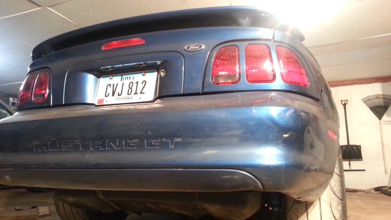 1998 Mustang gt PI Swap Exhaust - YouTube