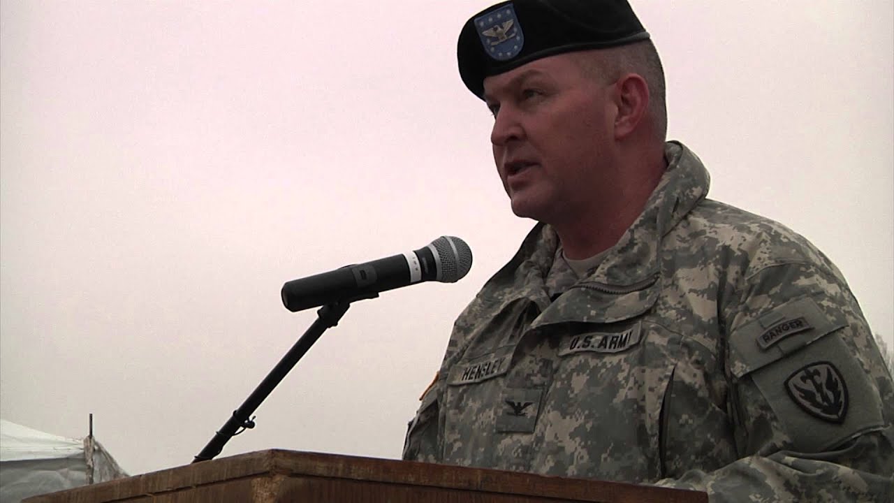 504th BFSB cases colors for deployment to Kosovo - YouTube