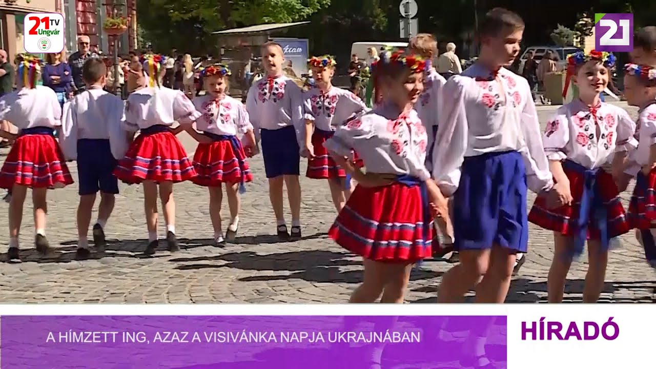 A hímzett ing, azaz a visivánka napja Ukrajnában - YouTube