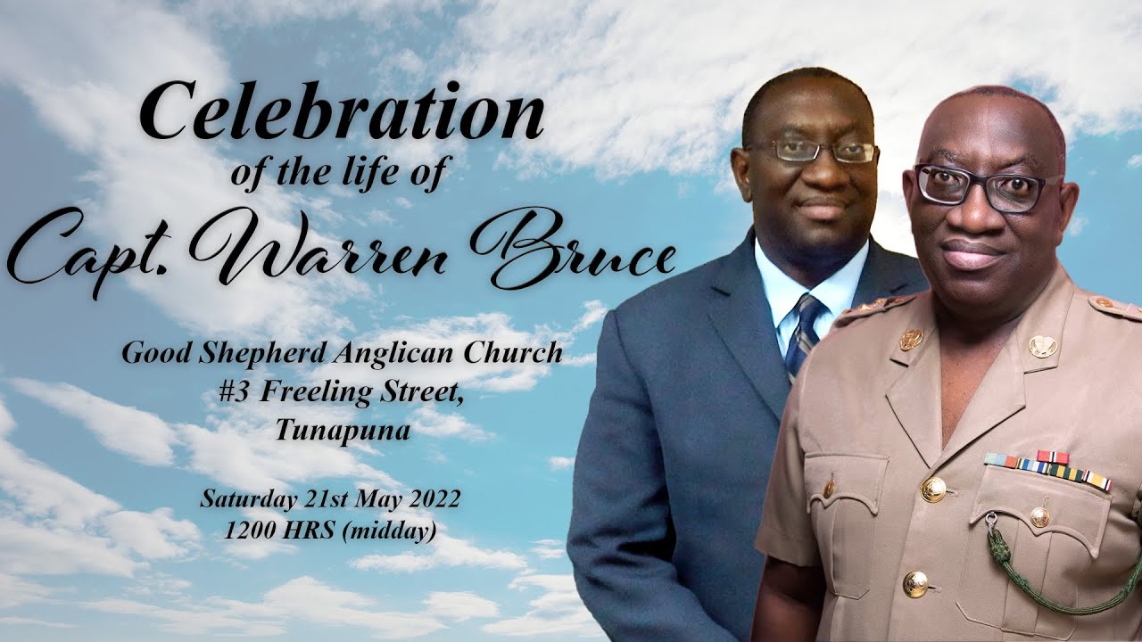 Celebration of the Life of Captain Warren Bruce - YouTube