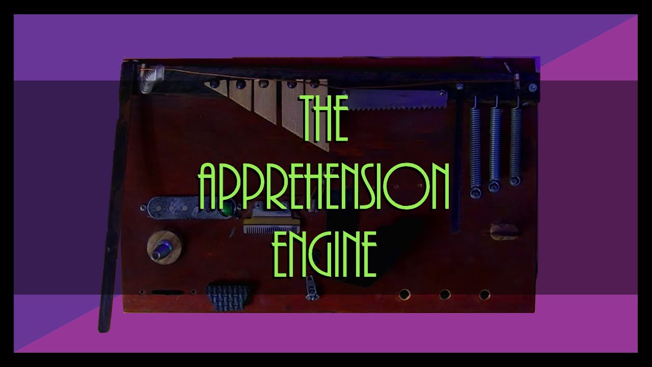 make your own The Apprehension Engine - YouTube