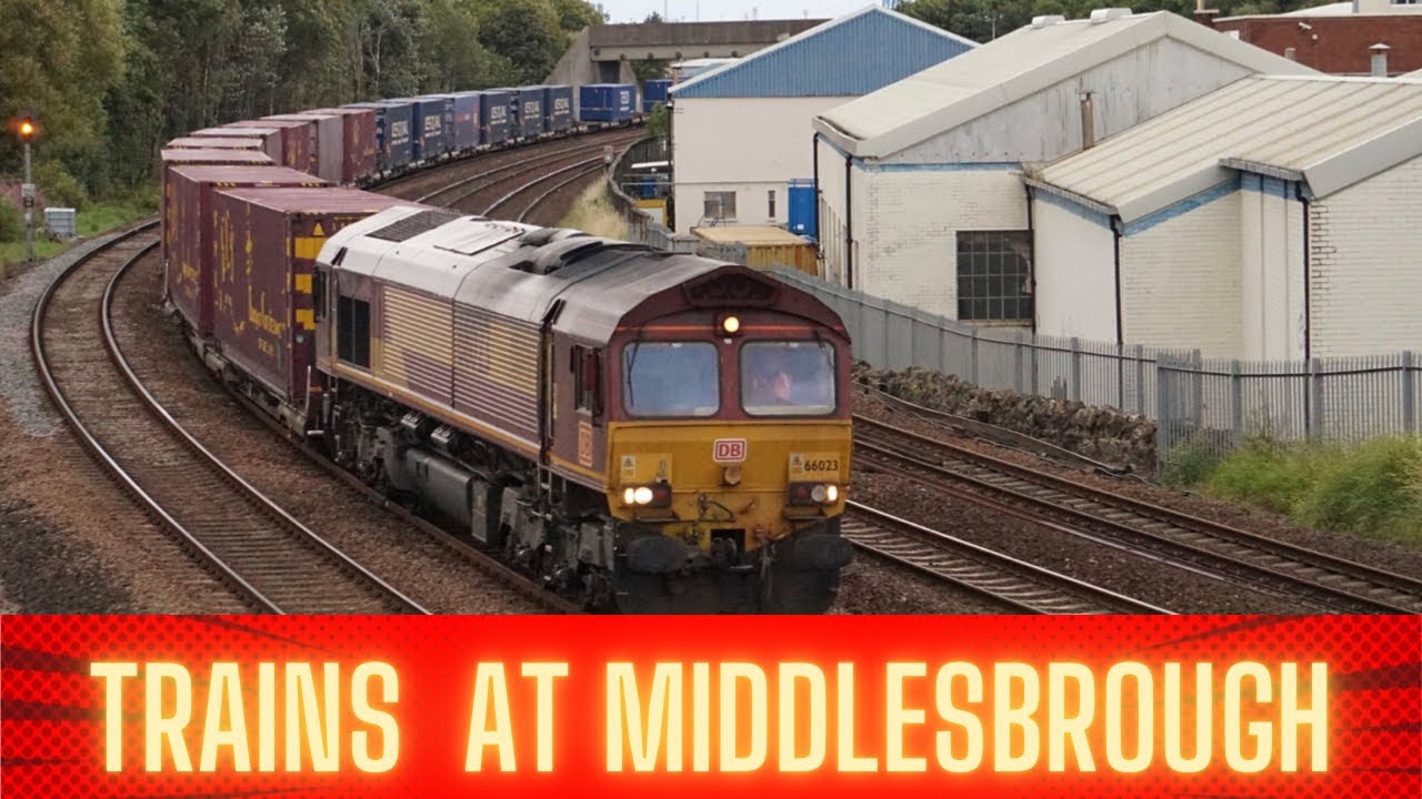 Trains AT Middlesbrough and a bonus 2022 - YouTube
