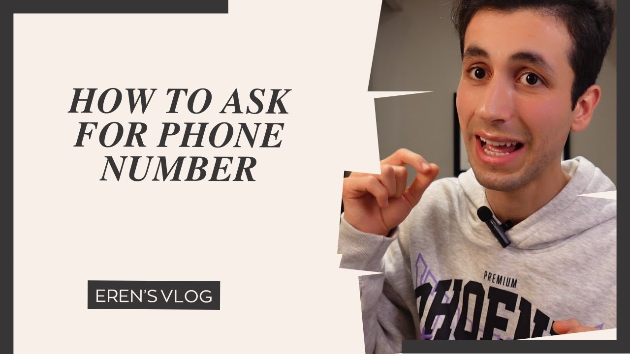How to ask for phone number - YouTube