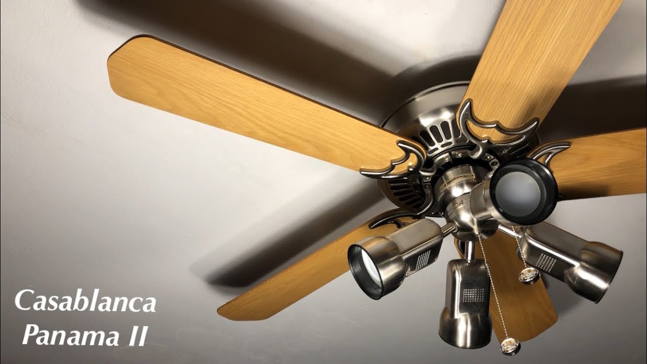 Casablanca Panama II Ceiling Fan (iMovie Edition) - YouTube