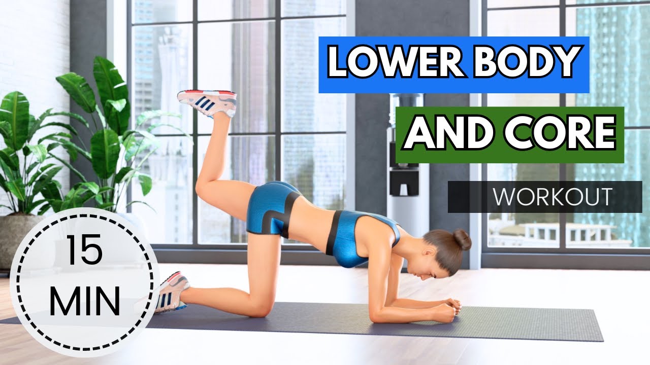 Lower Body and Core Workout Routine | Kang Squat, Lunge, Hip Extension ...