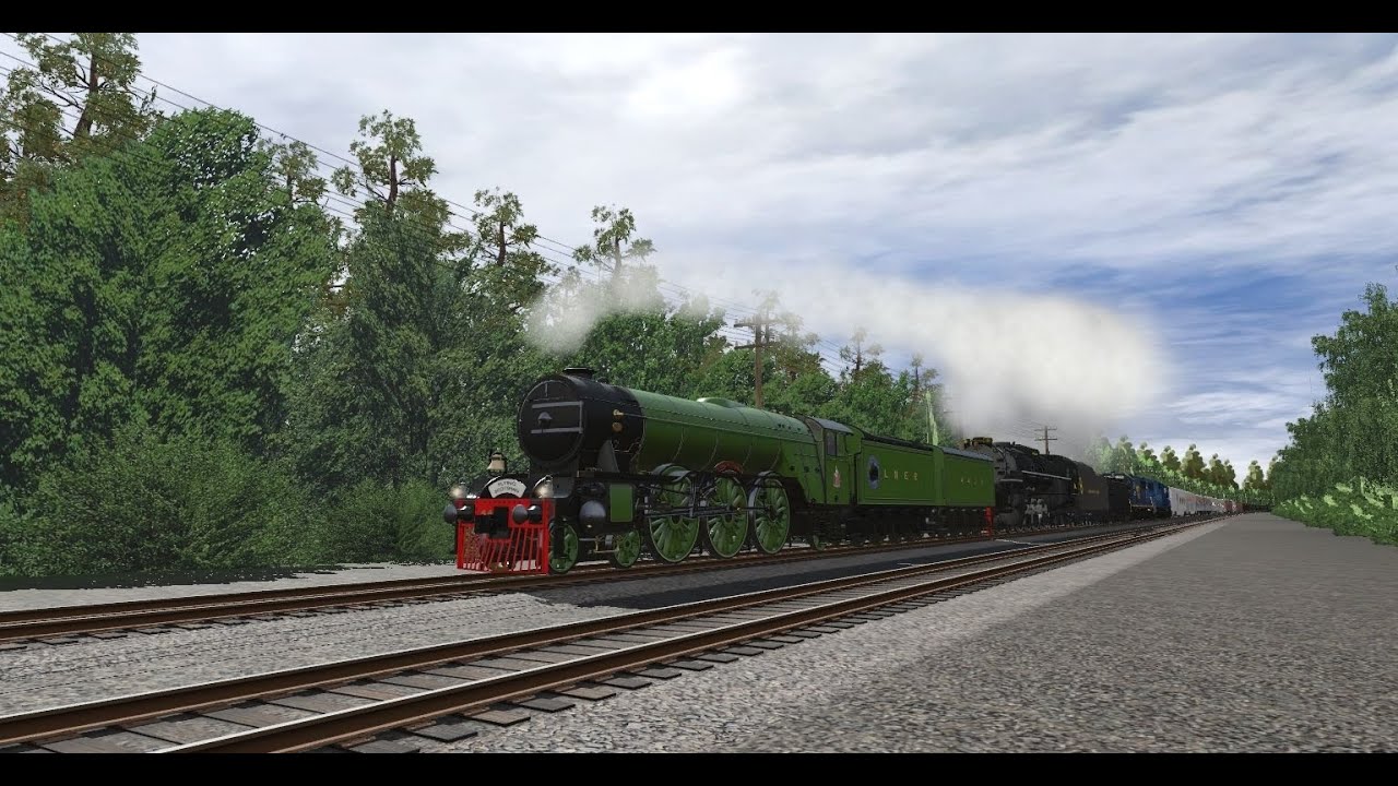 TRS19 - Steam Excursion With LNER Flying Scotsman #4472 And C&O ...