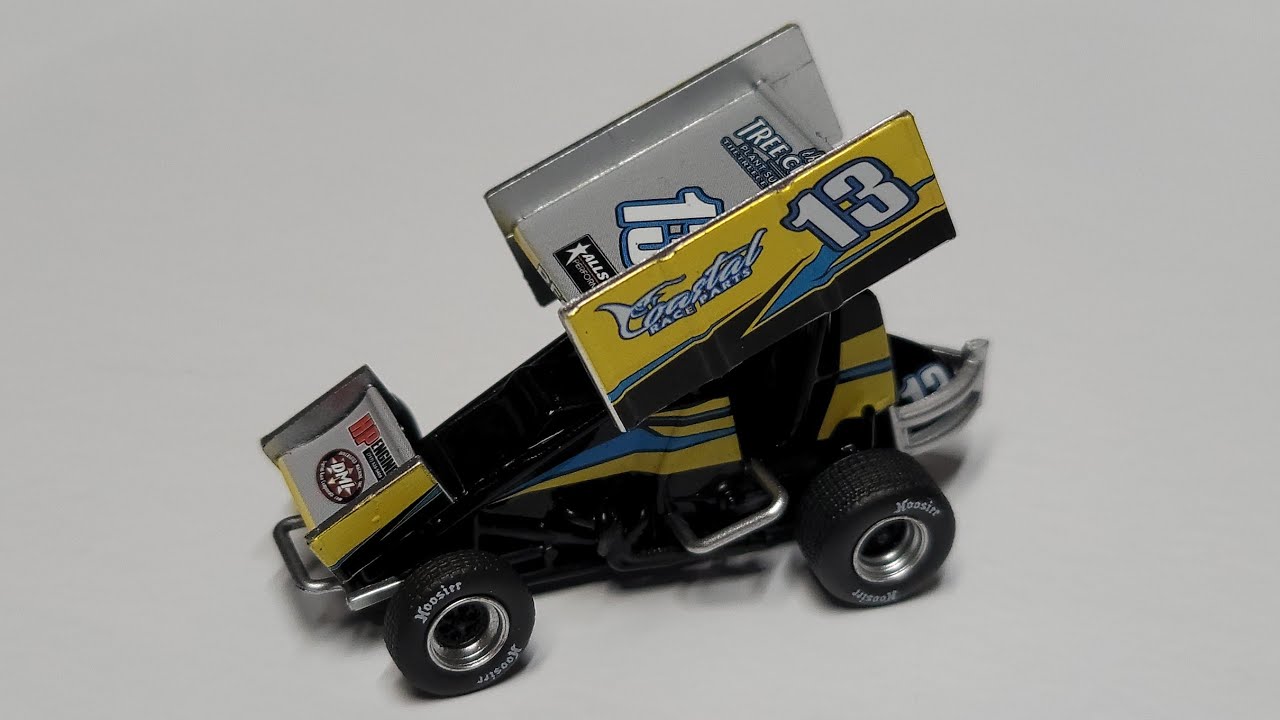 Justin Peck 2022 Coastal Race Parts 1/64 Sprint Car Diecast Review ...