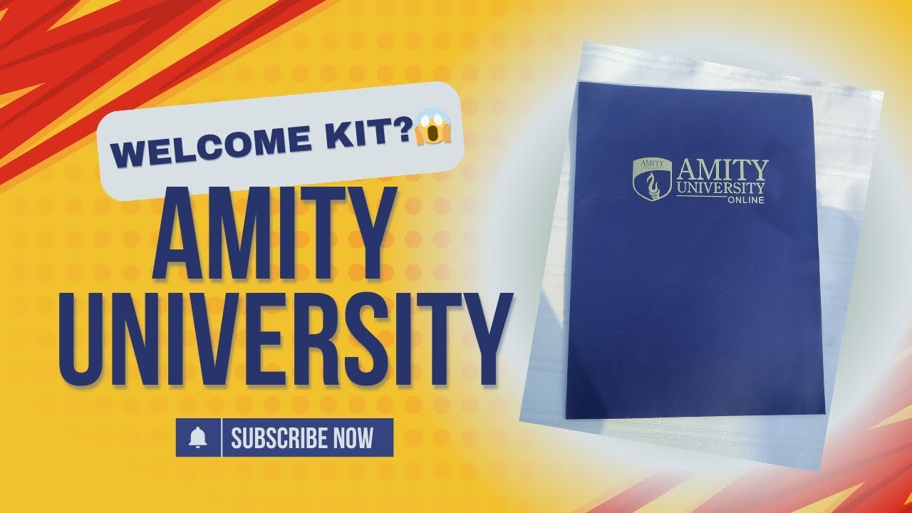 Unboxing the Amity University Online Welcome Kit | First Look ...