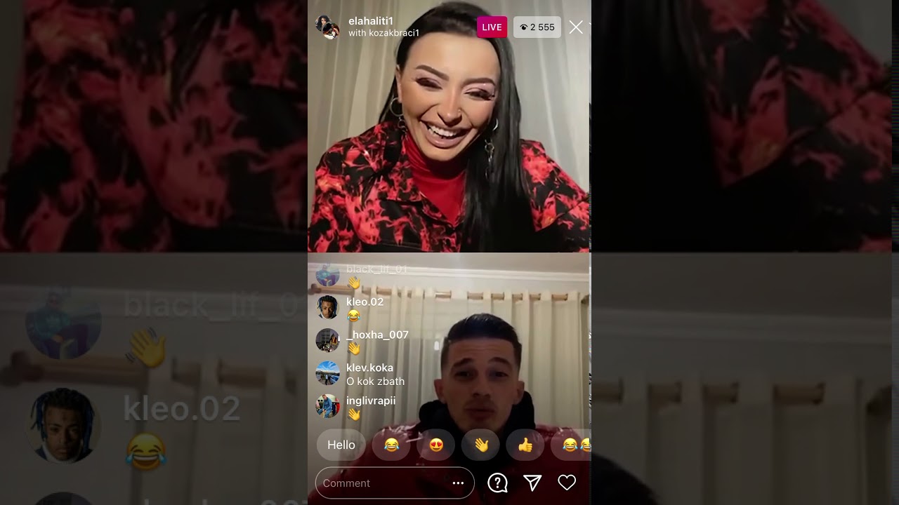 Live ne instagram kozak braci edhe ela haliti “E DJEGIN 🔥” - YouTube