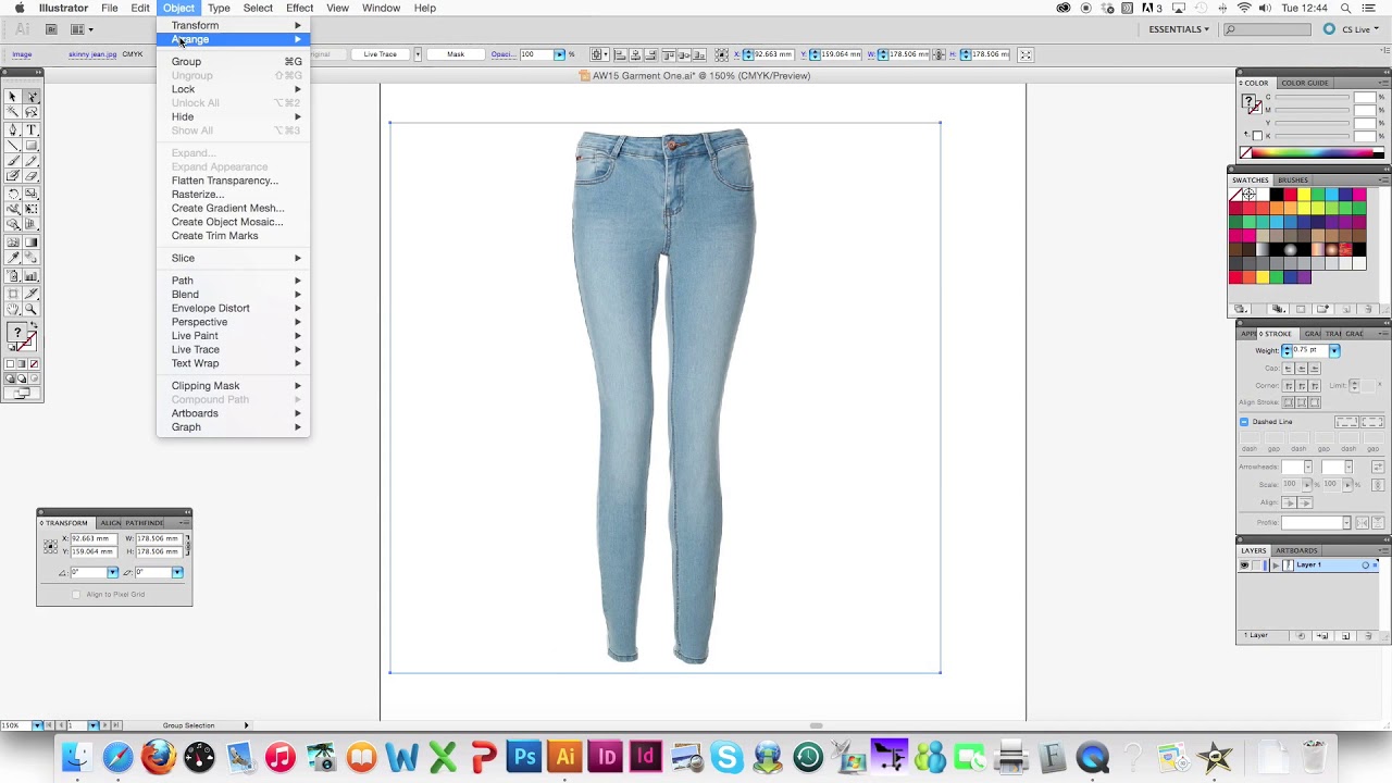 Downloading and editing CAD flats from WGSN - Part 2 - YouTube