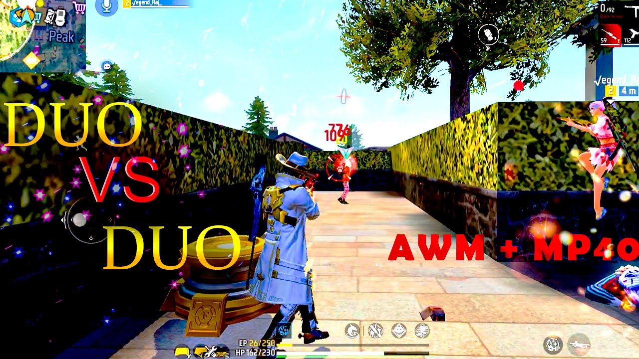 Free fire Duo vs Duo With Raj Bhai - AWM + MP40 #tondegamer #freefire ...