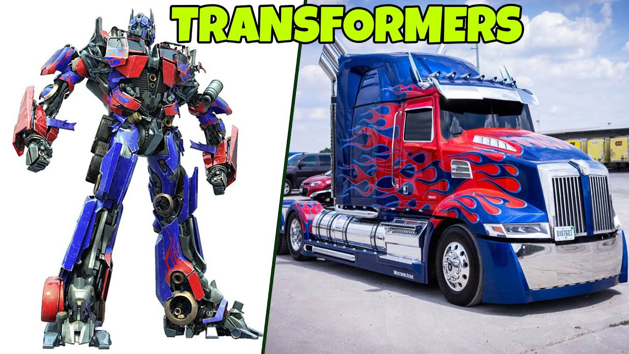 Transformers Cars Characters In Real Life - YouTube