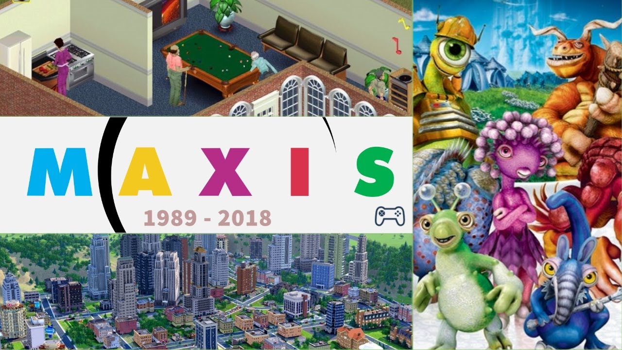 게임 몰아보기 - 맥시스 소프트웨어 Maxis Software Inc. - YouTube