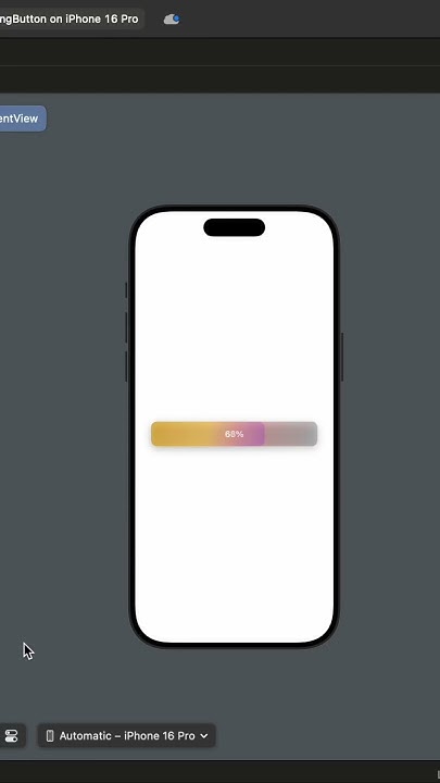 "Progress bar in SwiftUI -growing smoothly with progress and clipped to aesthetic rounded ...