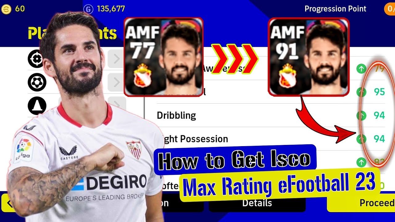 Isco Max Rating eFootball 23 Mobile // How To Get Isco in eFootball 23 ...