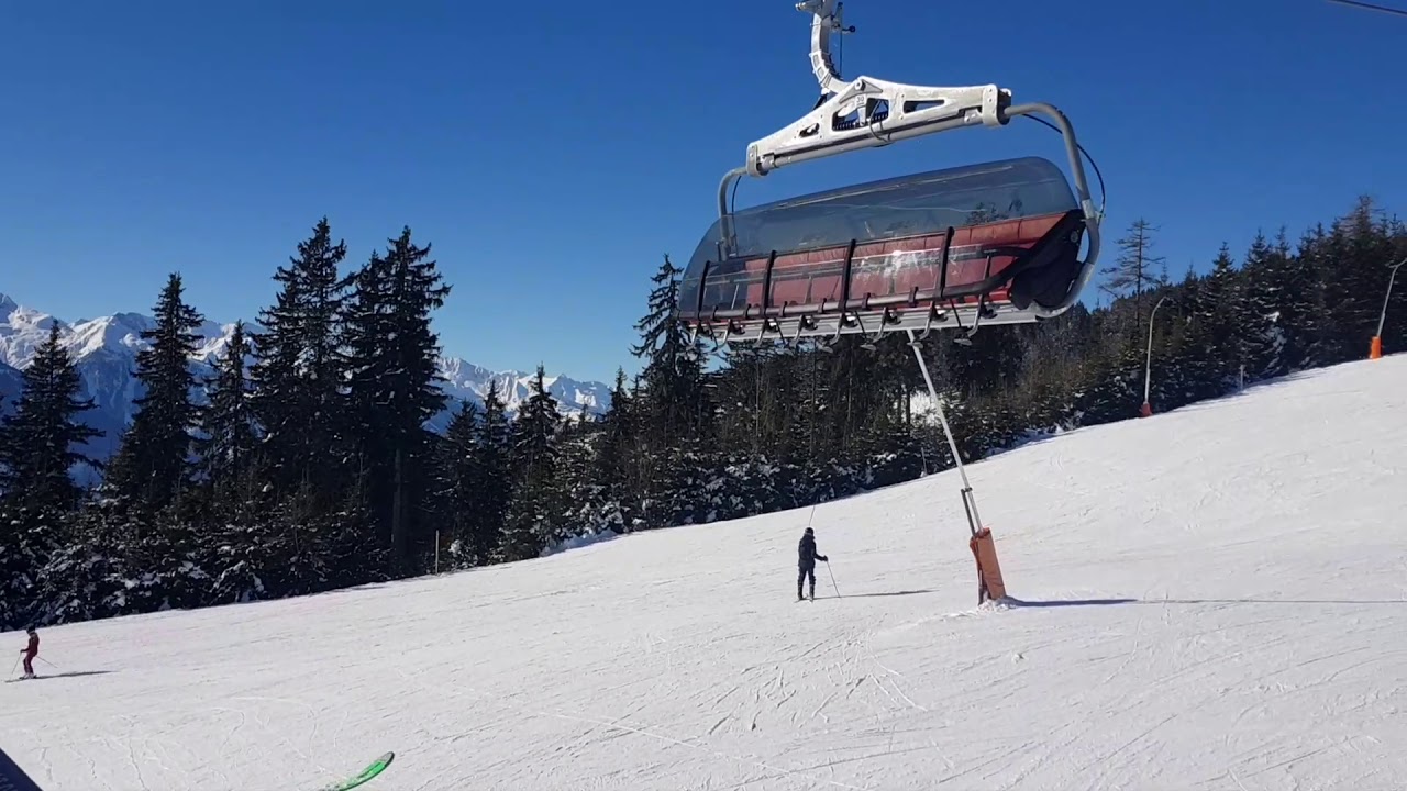 Skiing in Zell am see Ski Resort in Austria - YouTube