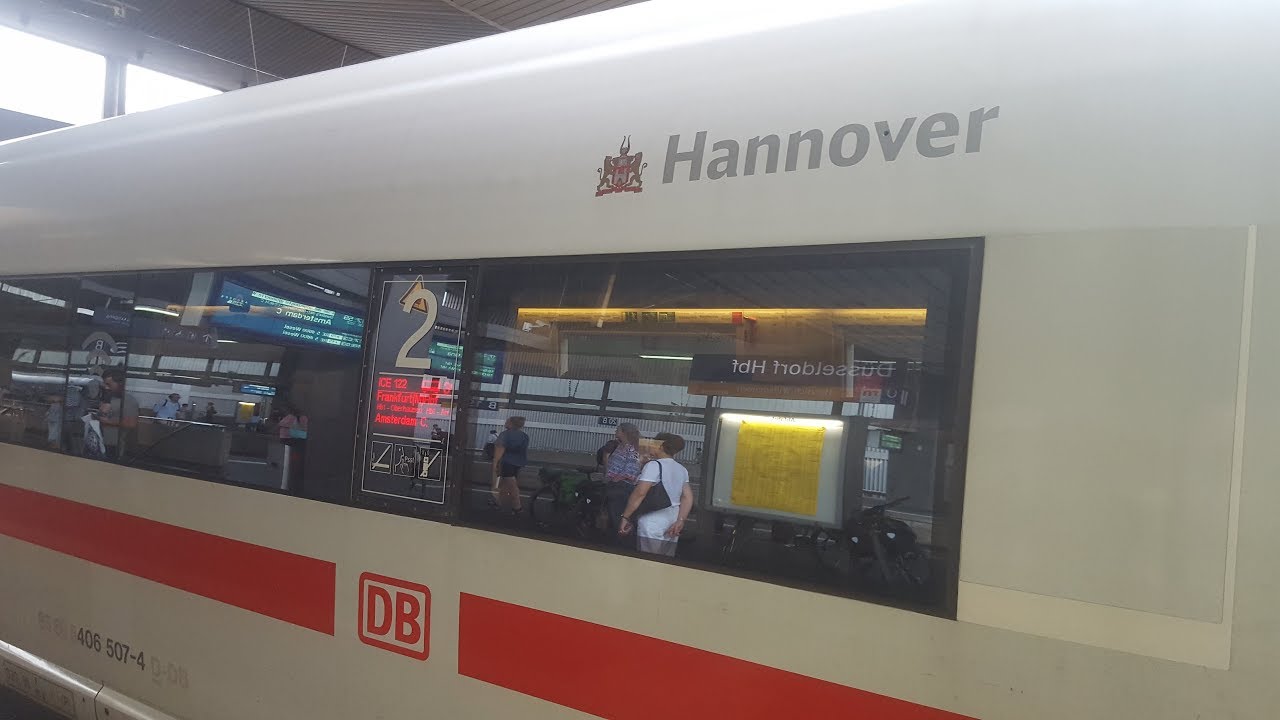 "Hannover" International ICE 3 in Düsseldorf Hbf: ICE122 Amsterdam ...