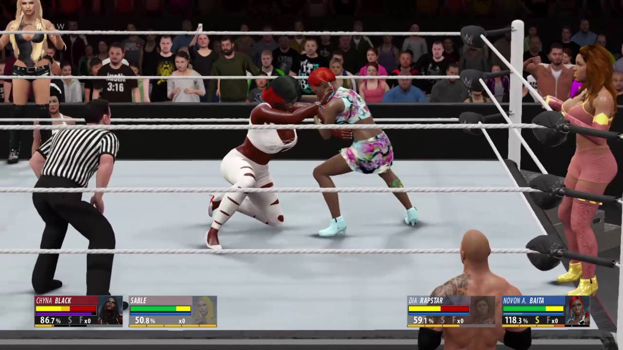 WWE Divas Tag Team match w/ MGT - YouTube