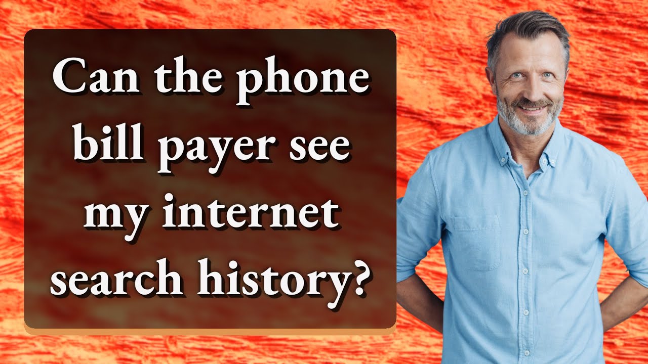 Can the phone bill payer see my internet search history? - YouTube