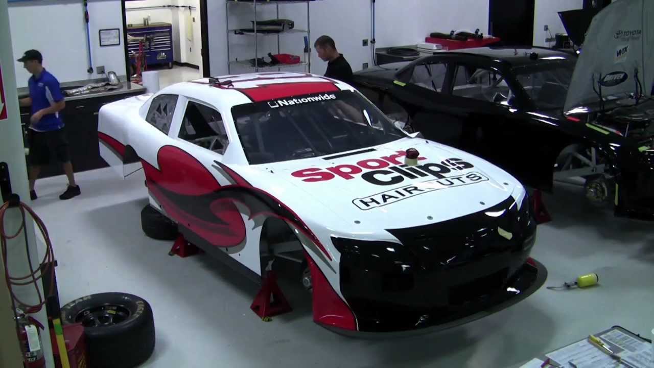 Sport Clips NASCAR decal Time Laps - YouTube