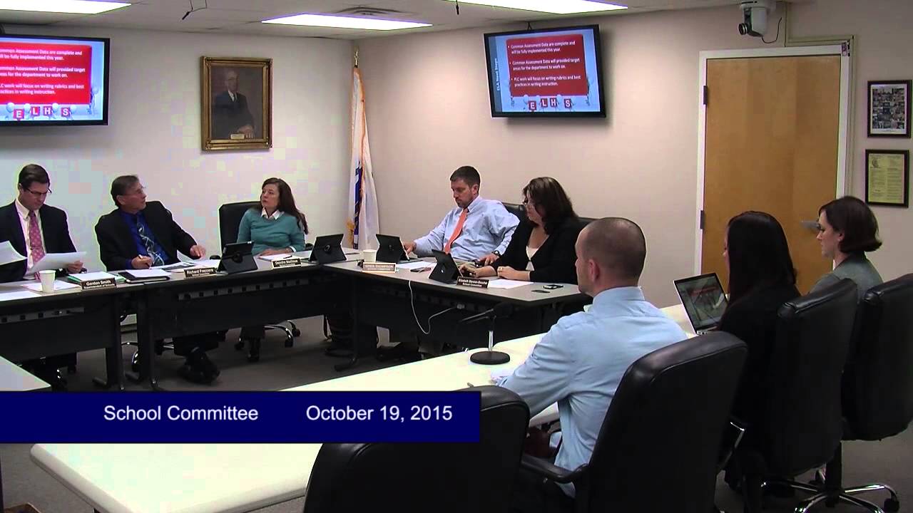 School Committee Meeting / October 19, 2015 - YouTube