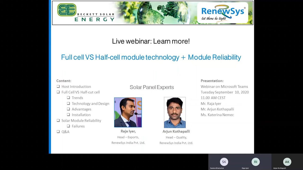 Full Cell vs Half Cell PV Modules and PV Module Reliability - YouTube