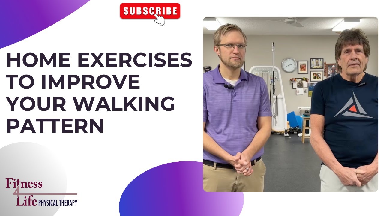 Home Exercises to Improve Your Walking Pattern - YouTube