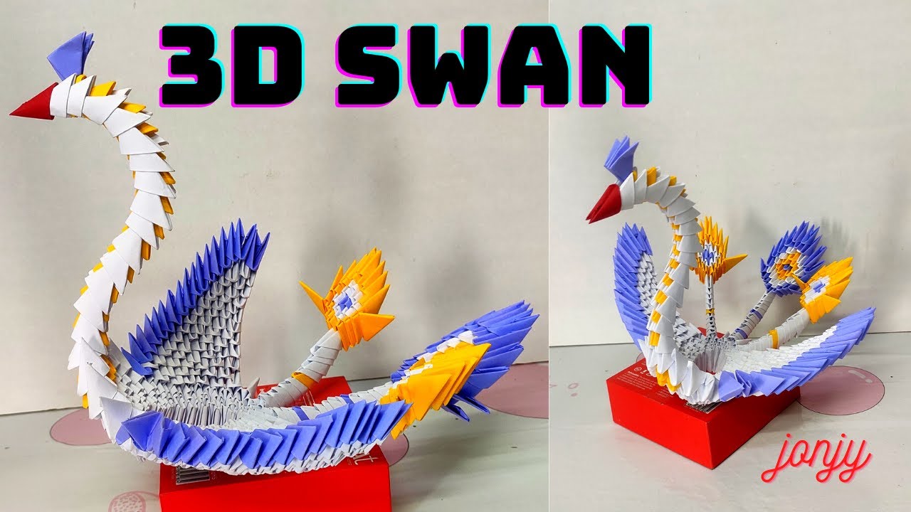 3d bird origami easy tutorial with paper | showcase decoration ideas ...