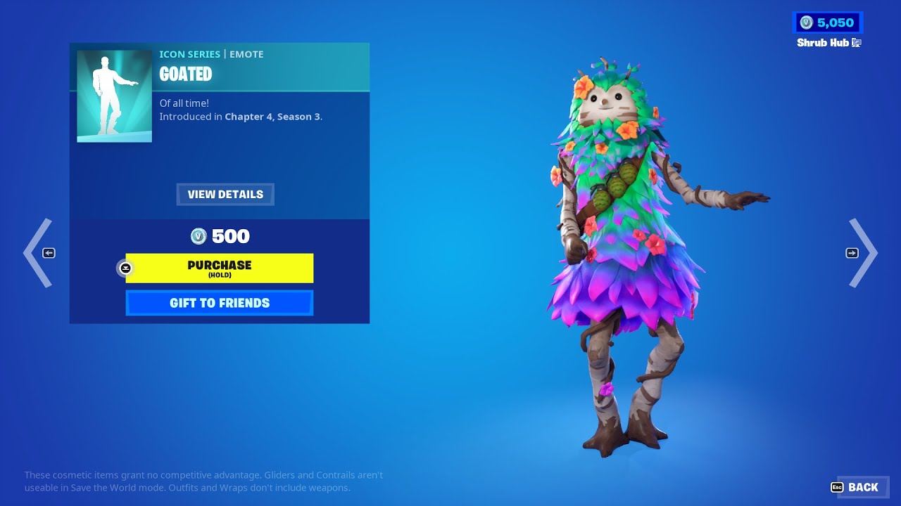 New Goated emote! (Fortnite item shop) - YouTube