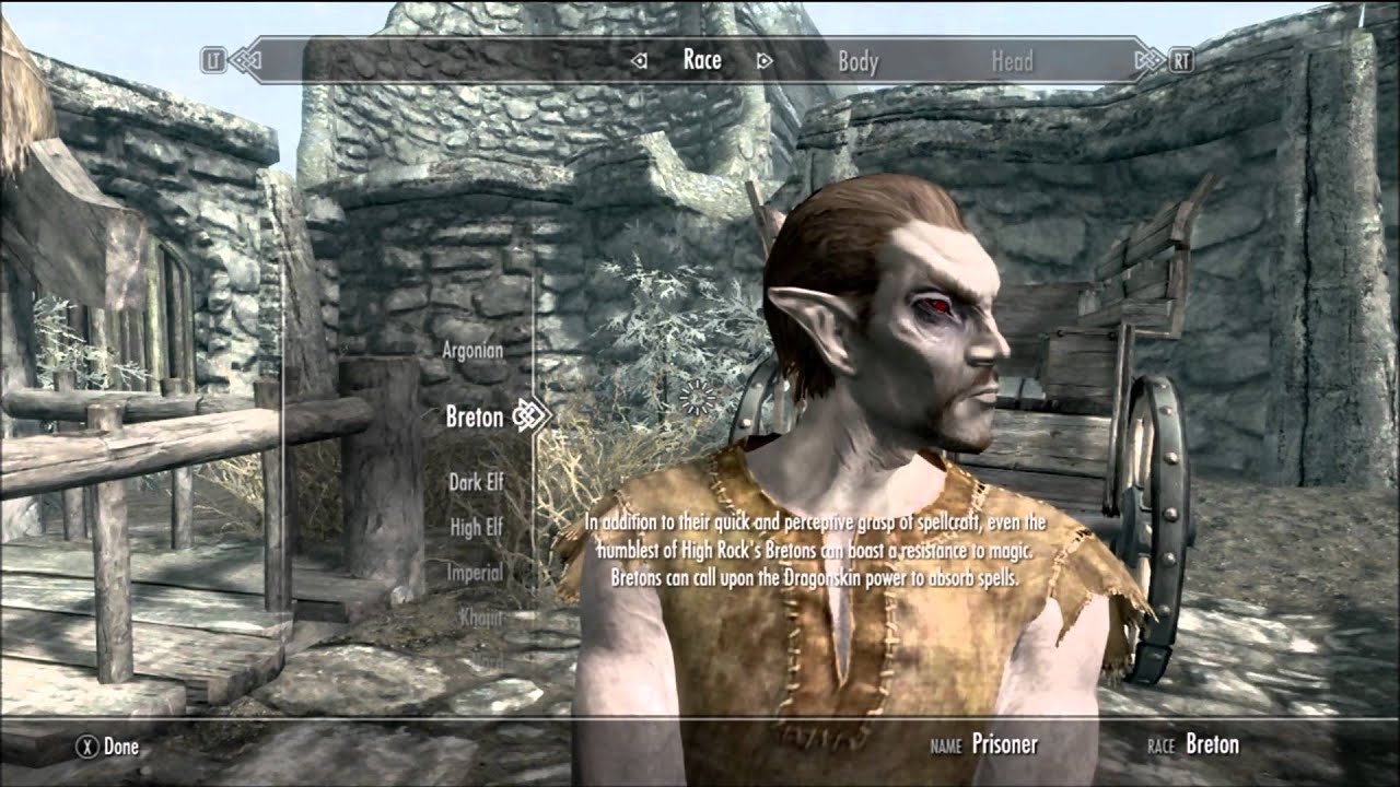 The Elder Scrolls V: Skyrim Intro Xbox 360 HD Part 1 - YouTube