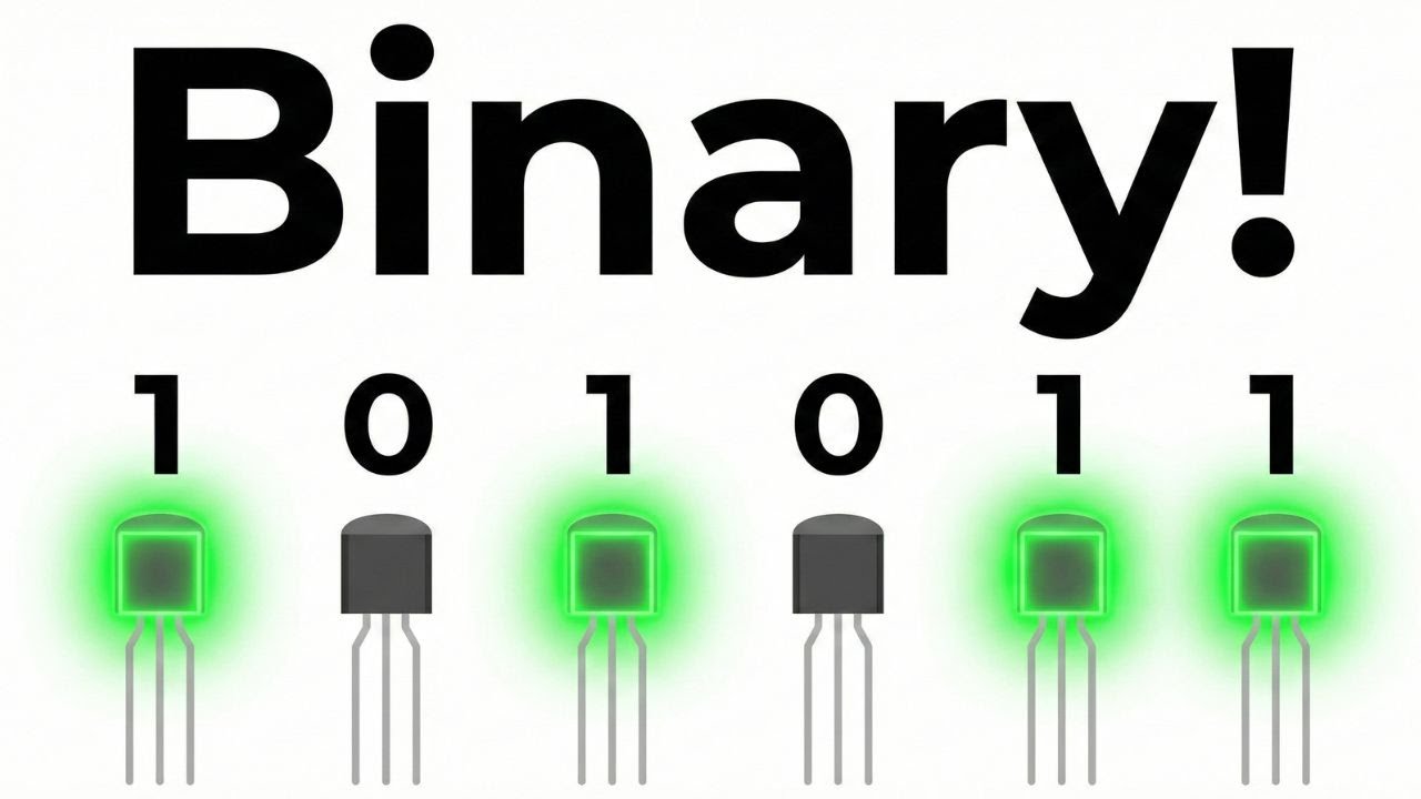 Why Do Computers Use 0s and 1s? Binary and Transistors Explained - YouTube