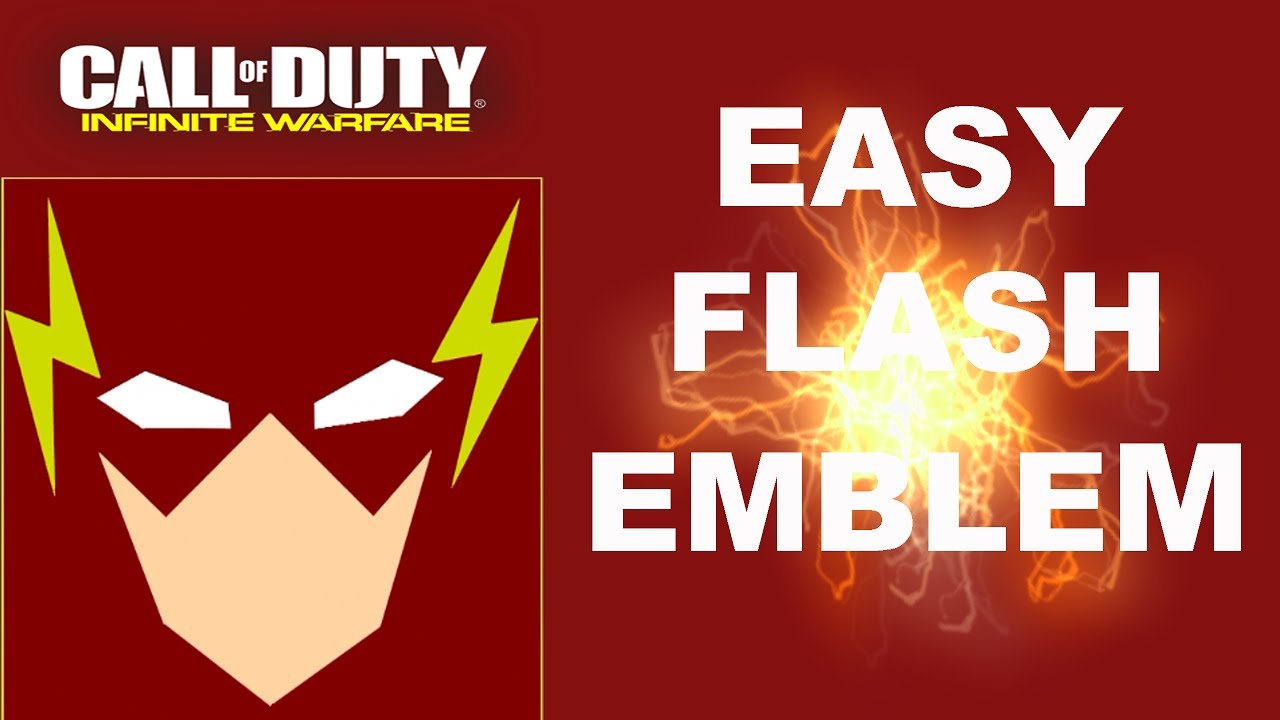 COD SUPER EASY FLASH EMBLEM [INFINITE WARFARE] - YouTube