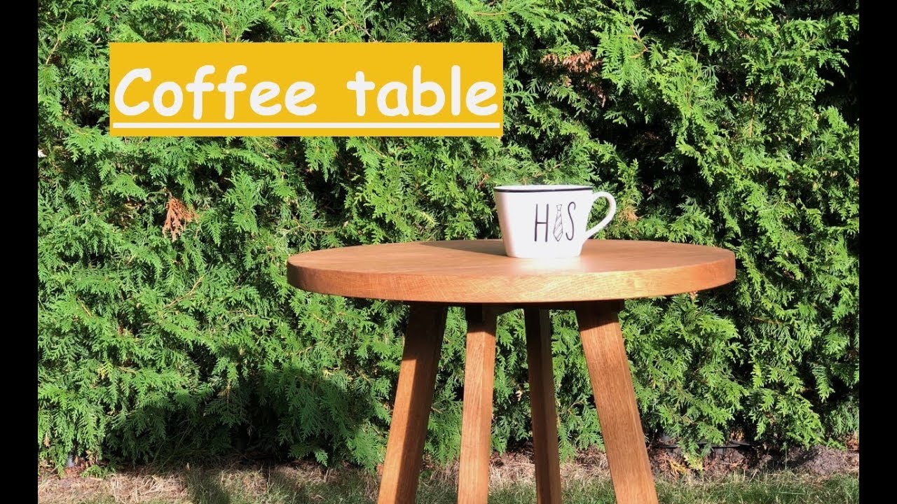 Simple coffee table build - YouTube