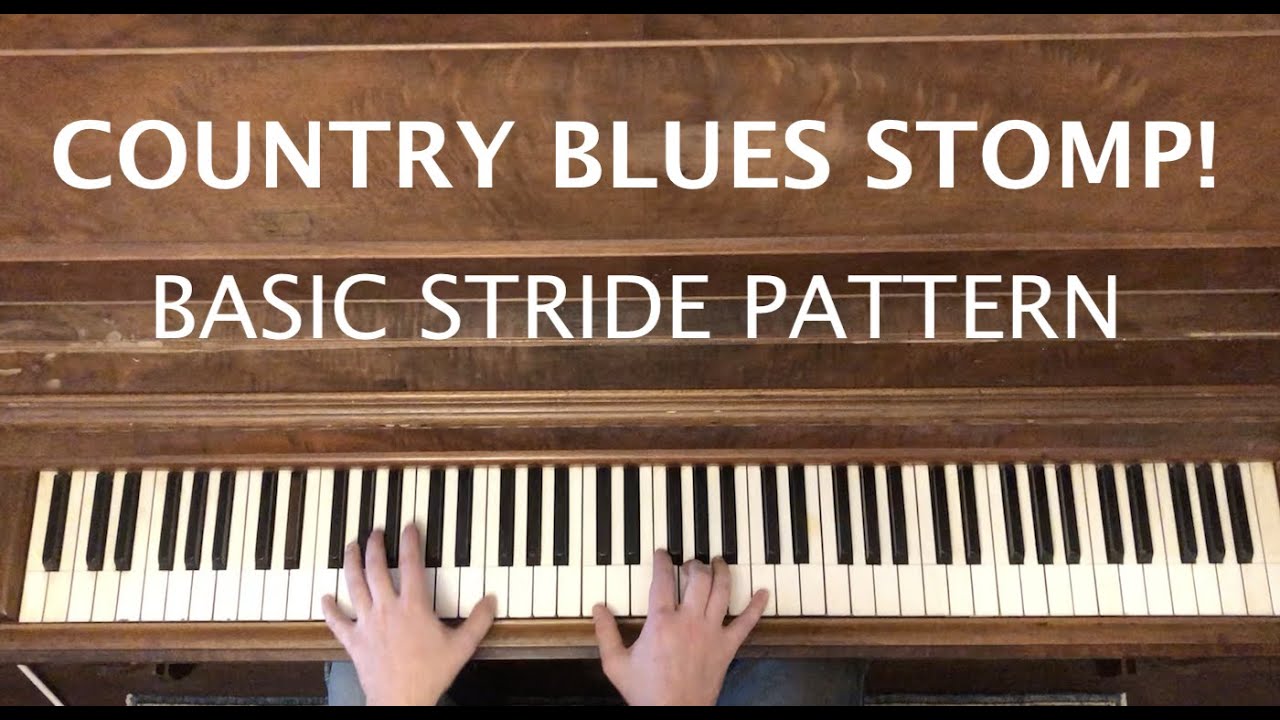 How to Play a Basic Stride Blues with a Stomping Feel in F • Two-Handed Piano Exercise - YouTube