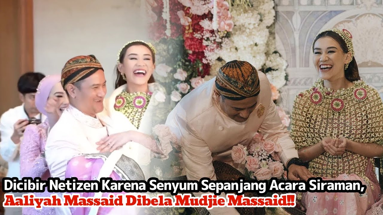 Dicibir Netizen Karena Senyum Sepanjang Acara Siraman, Aaliyah Massaid ...