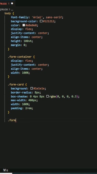 Sign In Form Tutorial Htmlcss Code Codingtutorials Part 2 Youtube