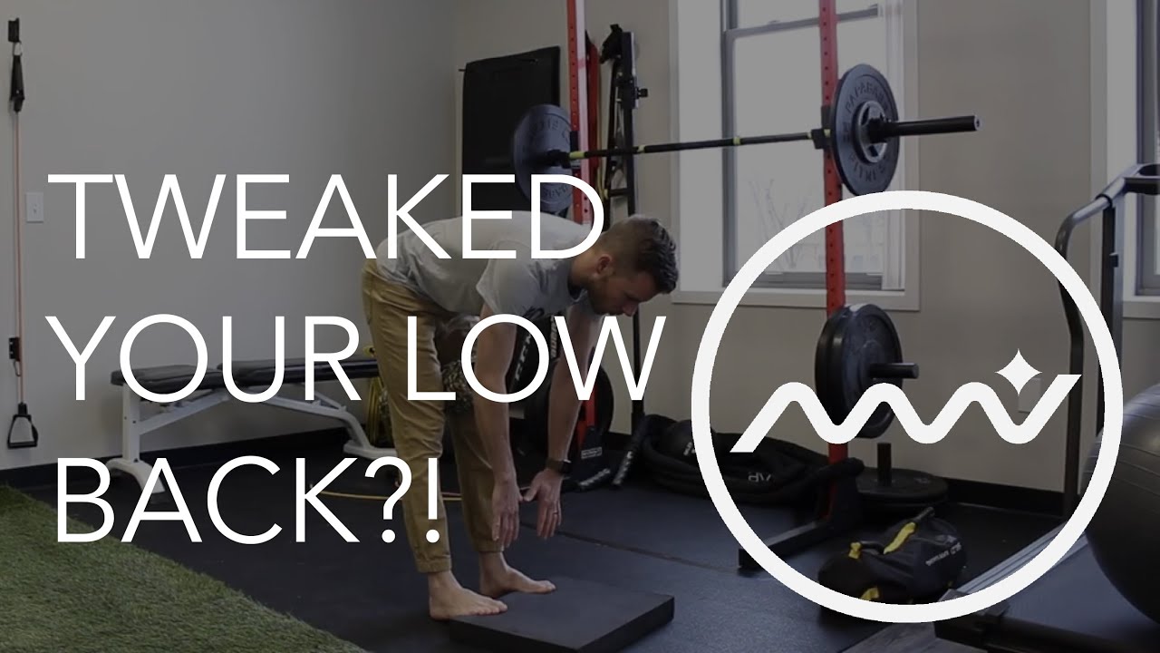 Tweaked Your Low Back?! / Lumbar Spasm Exercise - YouTube