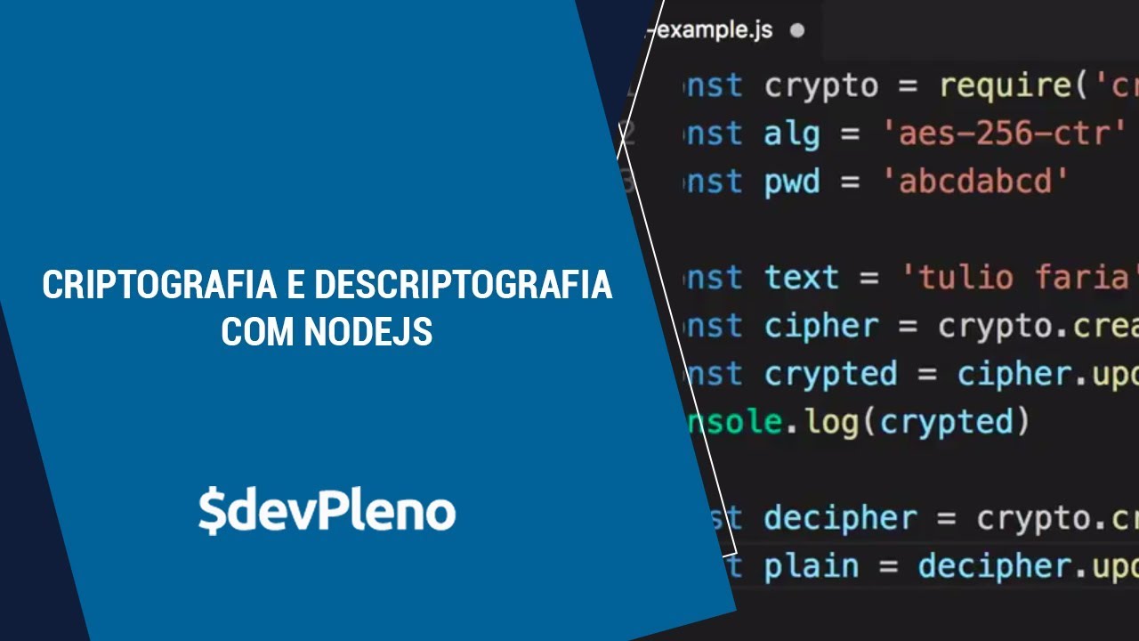 Criptografia de Arquivos com NodeJS - YouTube