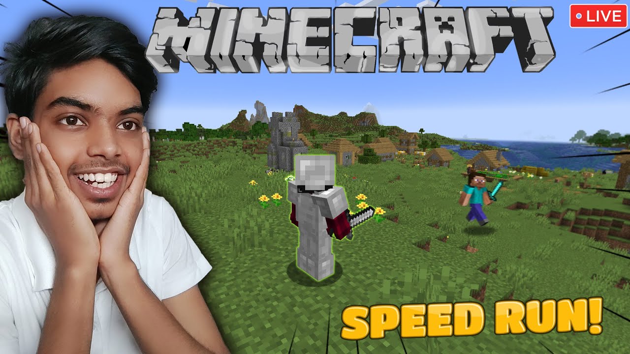 Minecraft Java Speed Run Live 🗿And KammajiPur - YouTube