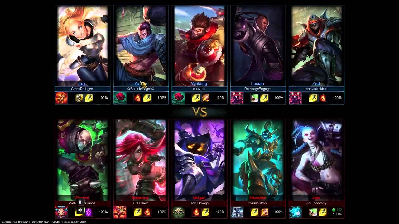 What League players do during the loading screen... - YouTube