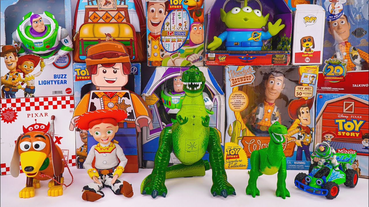 Unboxing Disney Pixar Toy Story toy collection ASMR | Disney Pixar Toy ...